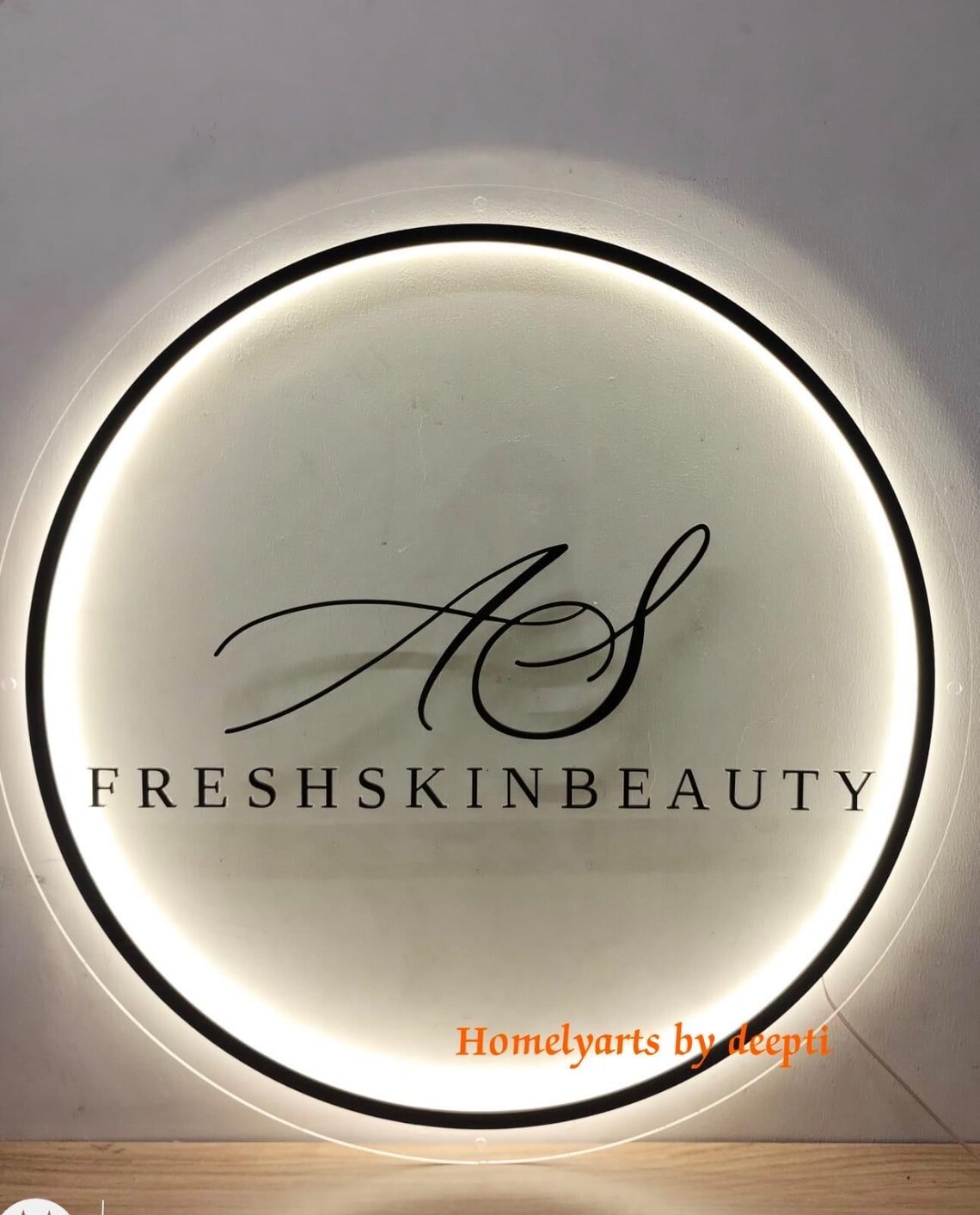 Acrylic Light up Business Sign | 3d Led Logo | Neon Backlit Sign ...