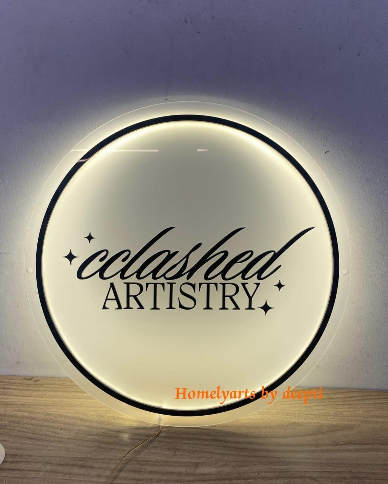 Acrylic Light up Business Sign | 3d Led Logo | Neon Backlit Sign ...