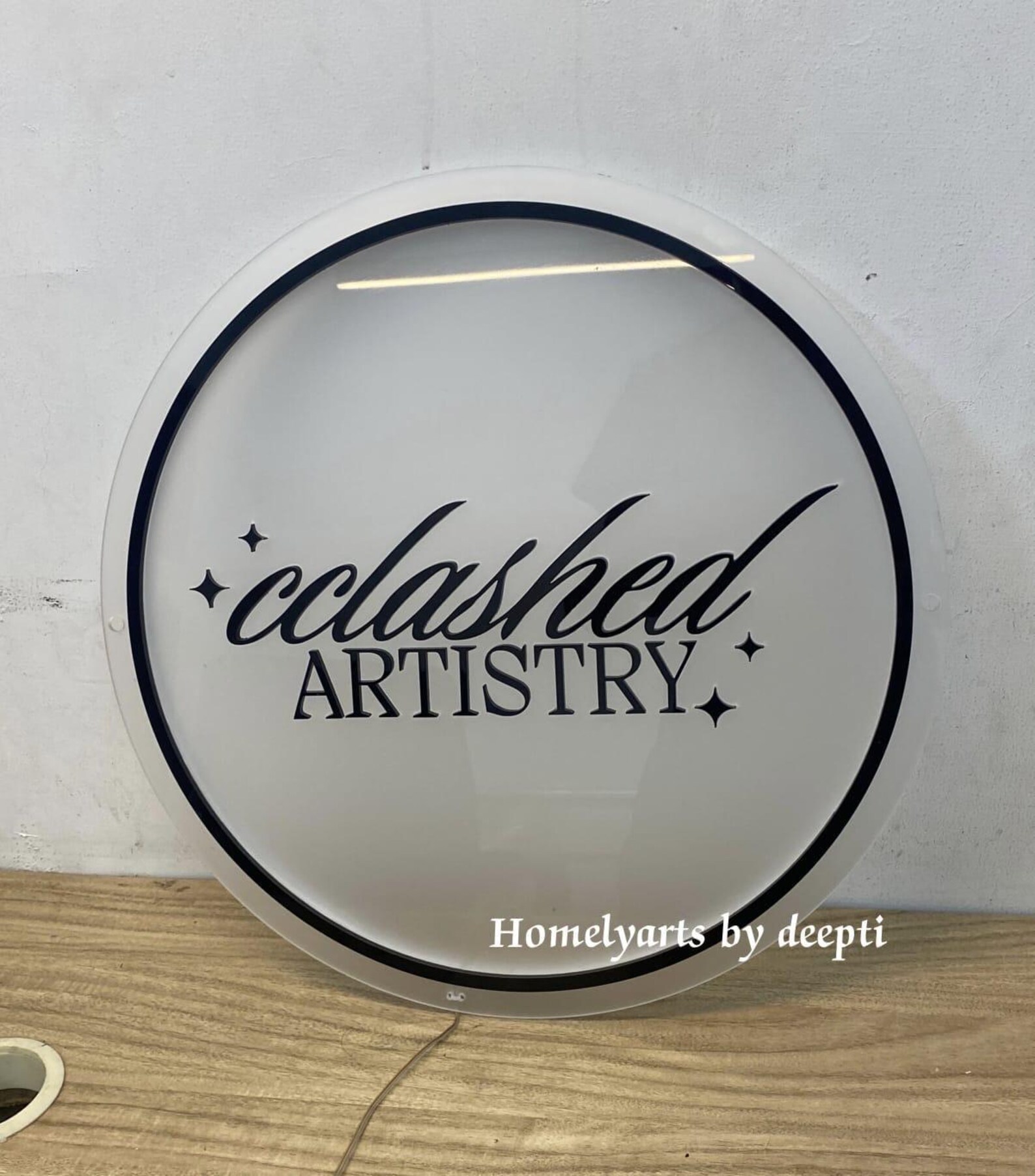 Acrylic Light up Business Sign | 3d Led Logo | Neon Backlit Sign ...
