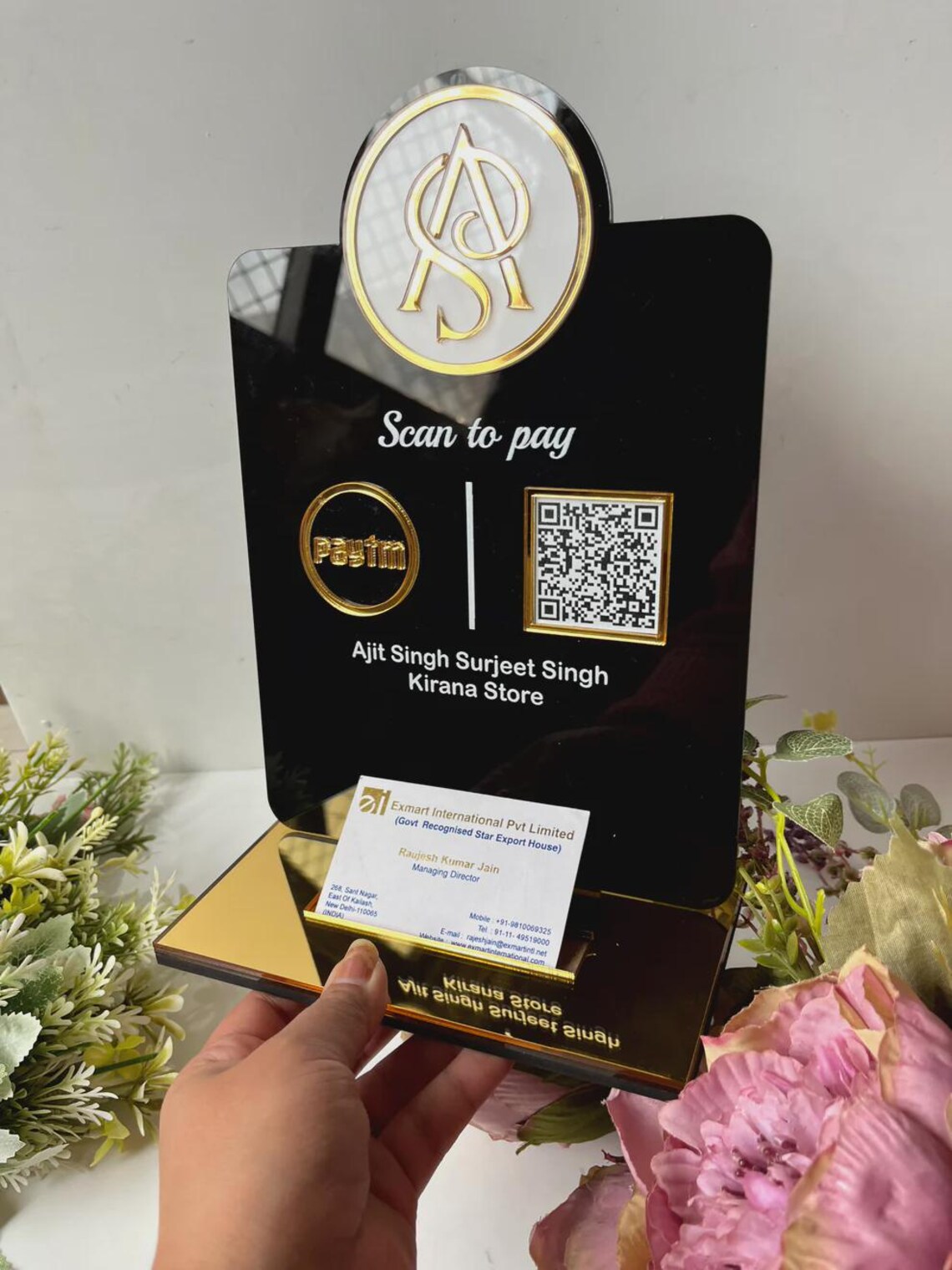 Custom QR Code Sign, Personalized QR Sign, Payment Method Sign, Shop ...