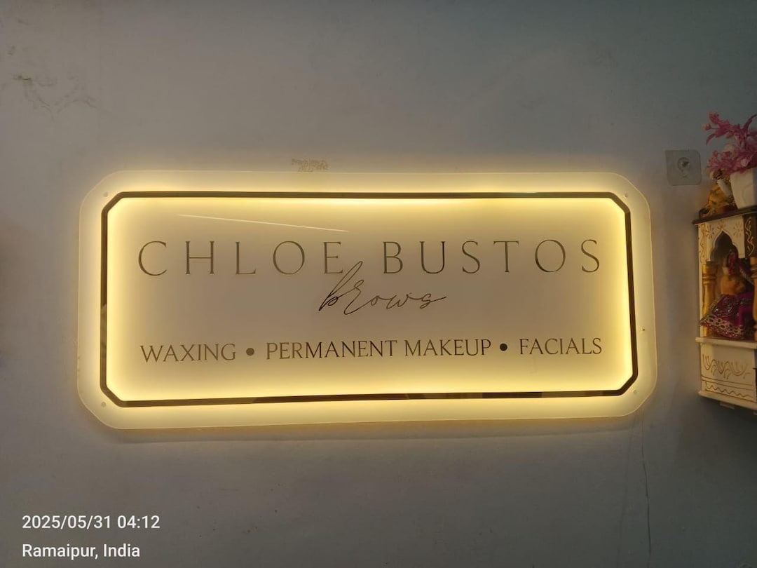 Custom Backlit Acrylic Sign | Acrylic Logo Sign | LED Business Sign ...