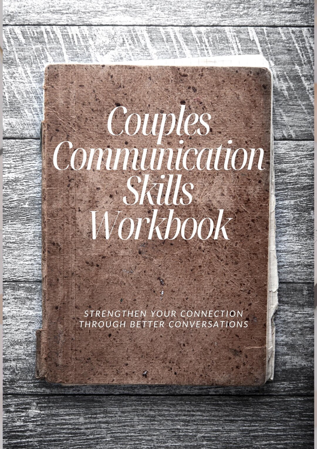 Couples Communication Skills Workbook | Relationship Workbook for ...