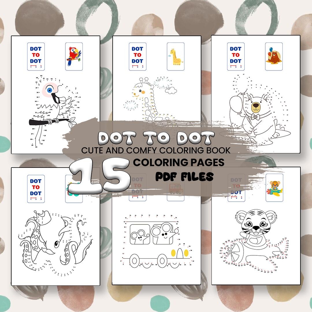 Animal Dot Marker Coloring Page, Do a Dot Activity, Printable Dab It ...