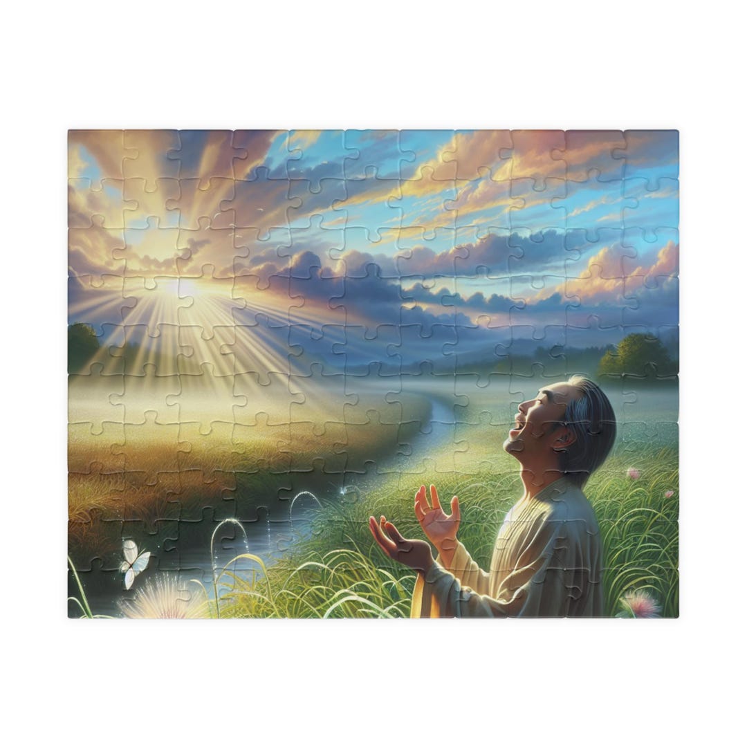 Jigsaw Puzzle, A Beautiful Picture of Faith, Religious Puzzle ...