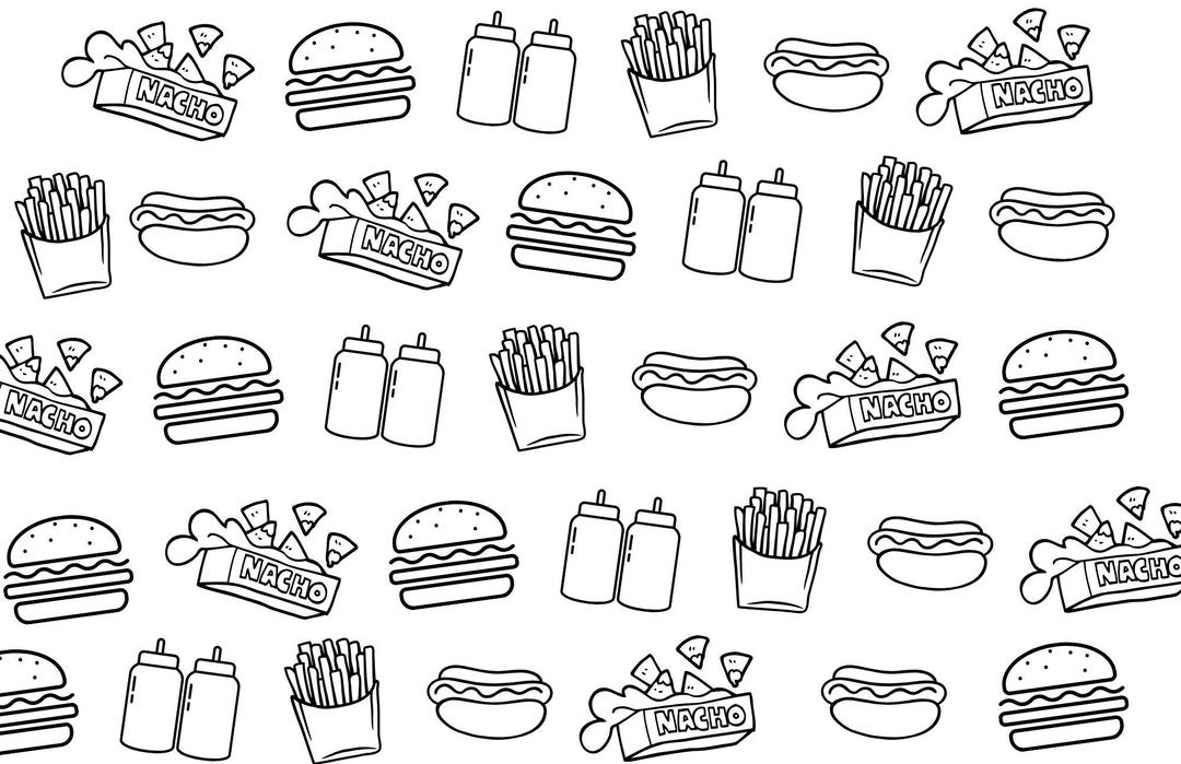 Fast Food Paper Placemats - Etsy