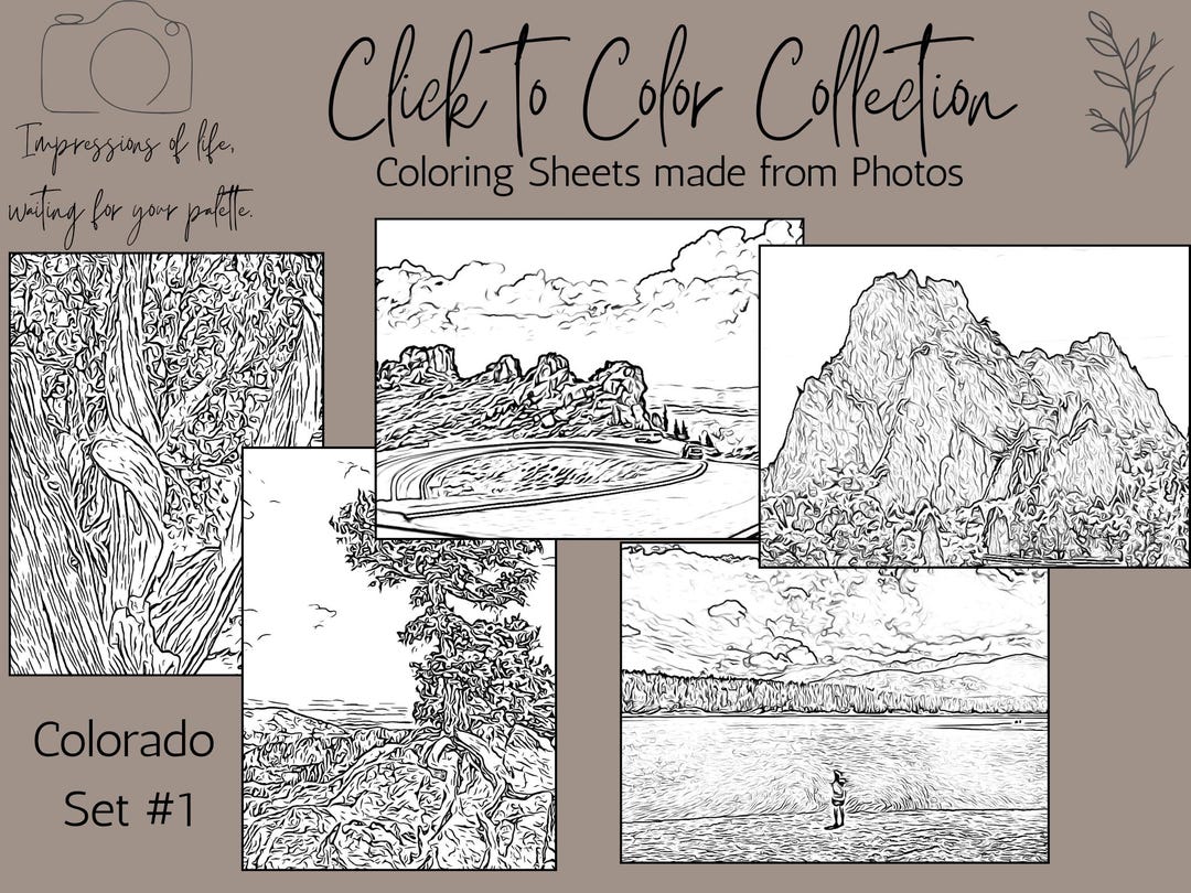 Colorado Coloring Pages – Printable Coloring Sheets From Real Photos ...