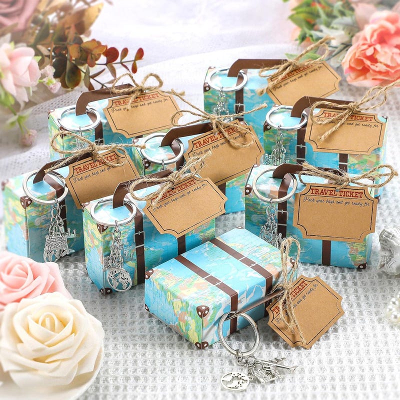 World Map Favour Boxes - Etsy
