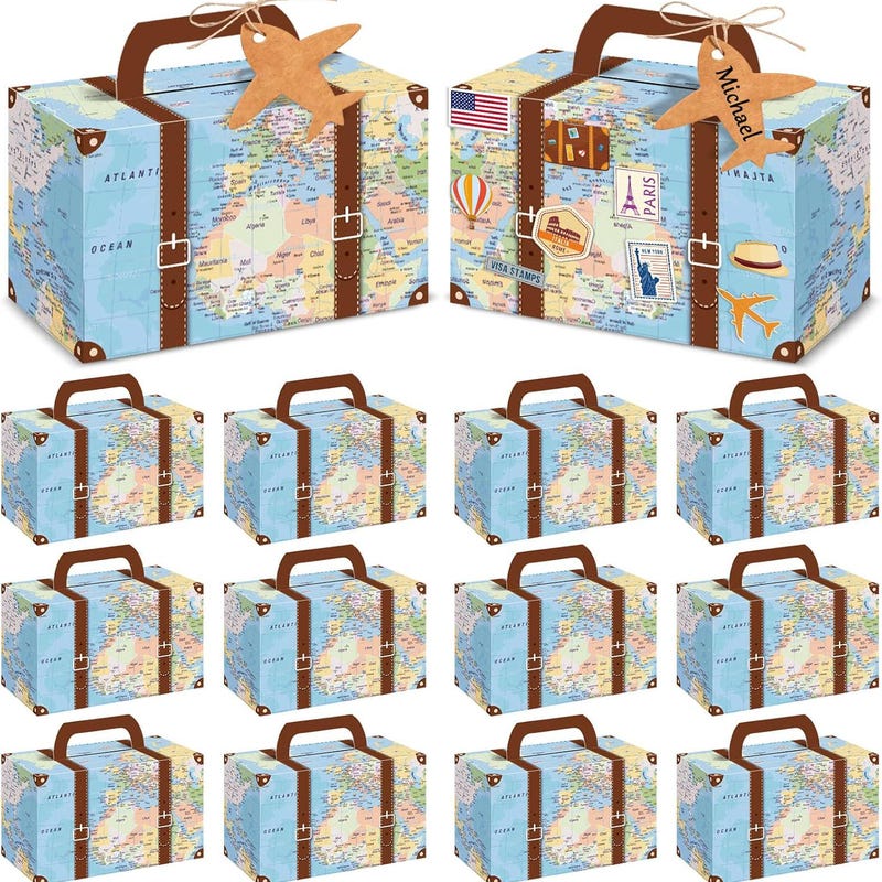 Large Suitcase Brown - Etsy