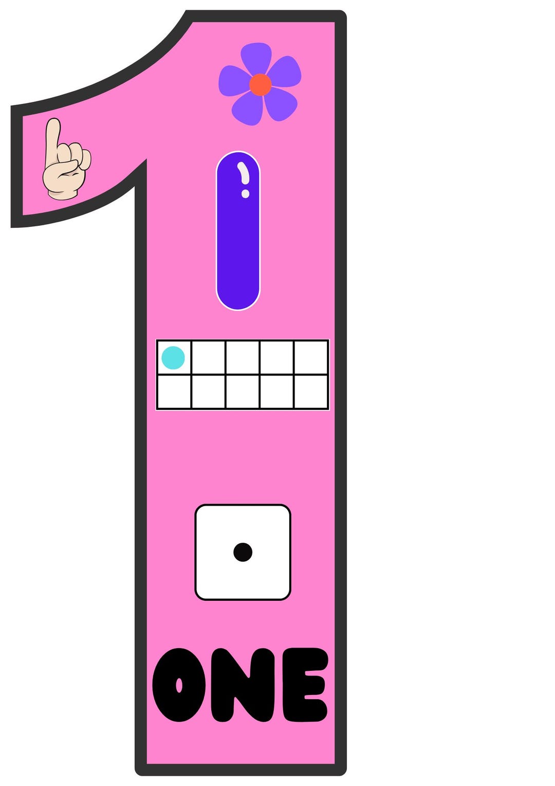 Number Poster 1-10 Printables. Best for Teachers and Parents. - Etsy