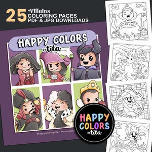 evil queen coloring book