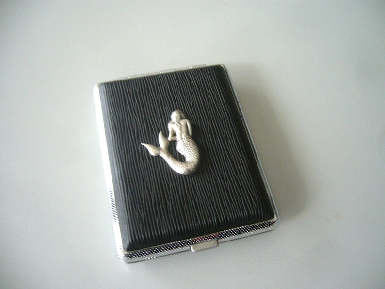 Silver Mermaid Cigarette Hard Case - Etsy