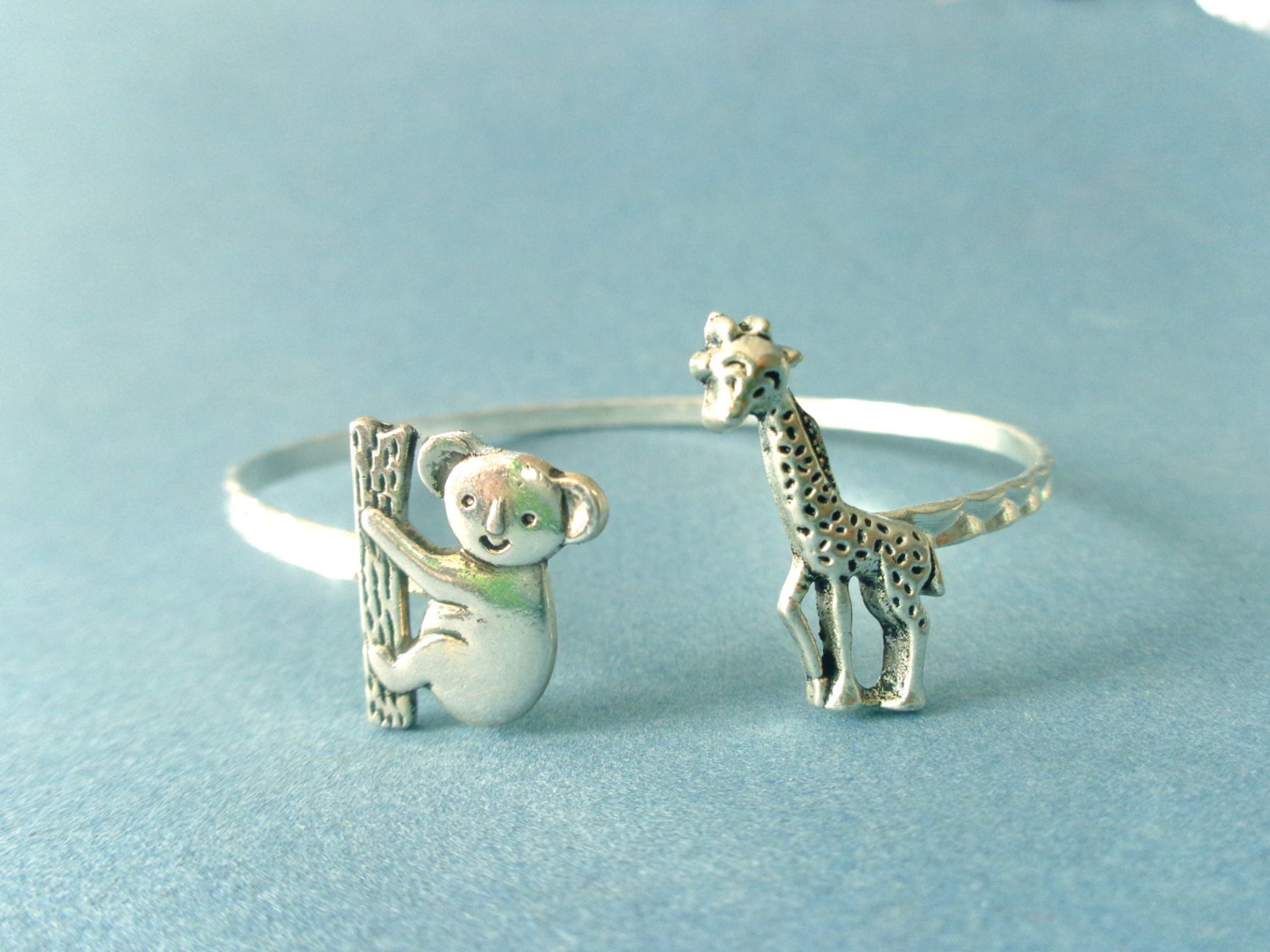 Koala Giraffe Cuff Bracelet Wrap Style Animal Bracelet | Etsy