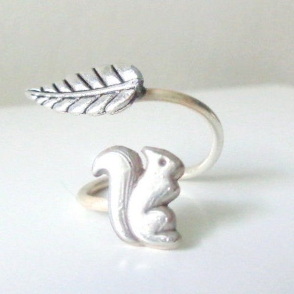Squirrel Ring - Etsy