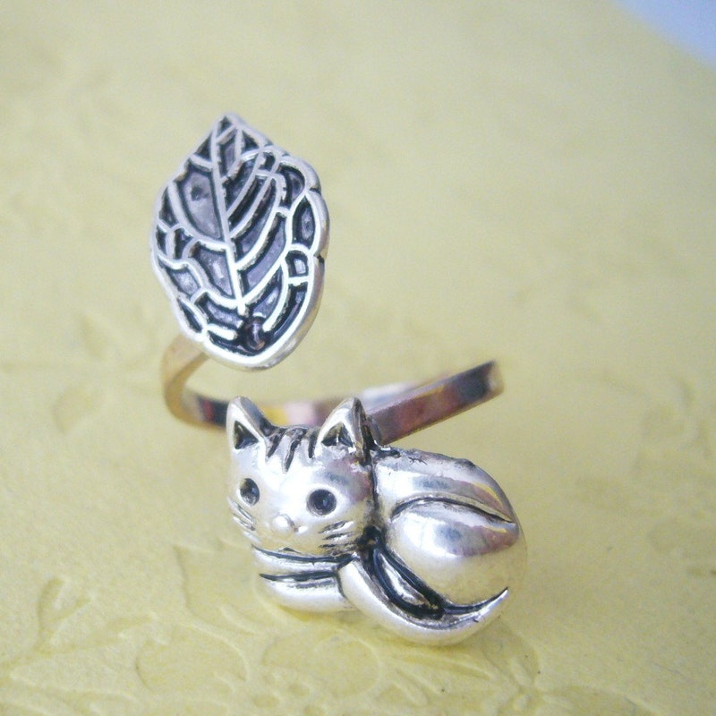 Adjustable Cat Ring - Etsy