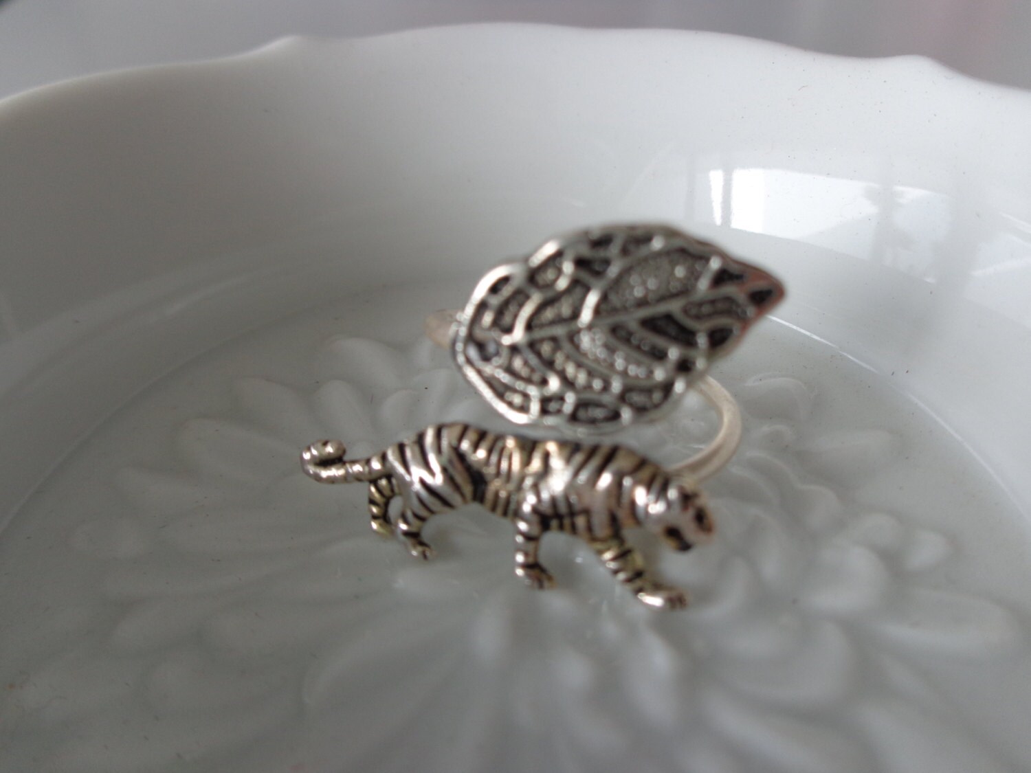 Silver Tiger Ring Wrap Style Adjustable Ring Animal Ring - Etsy