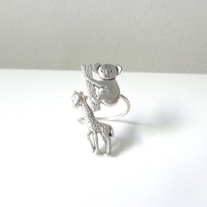 Koala Giraffe Ring - Etsy