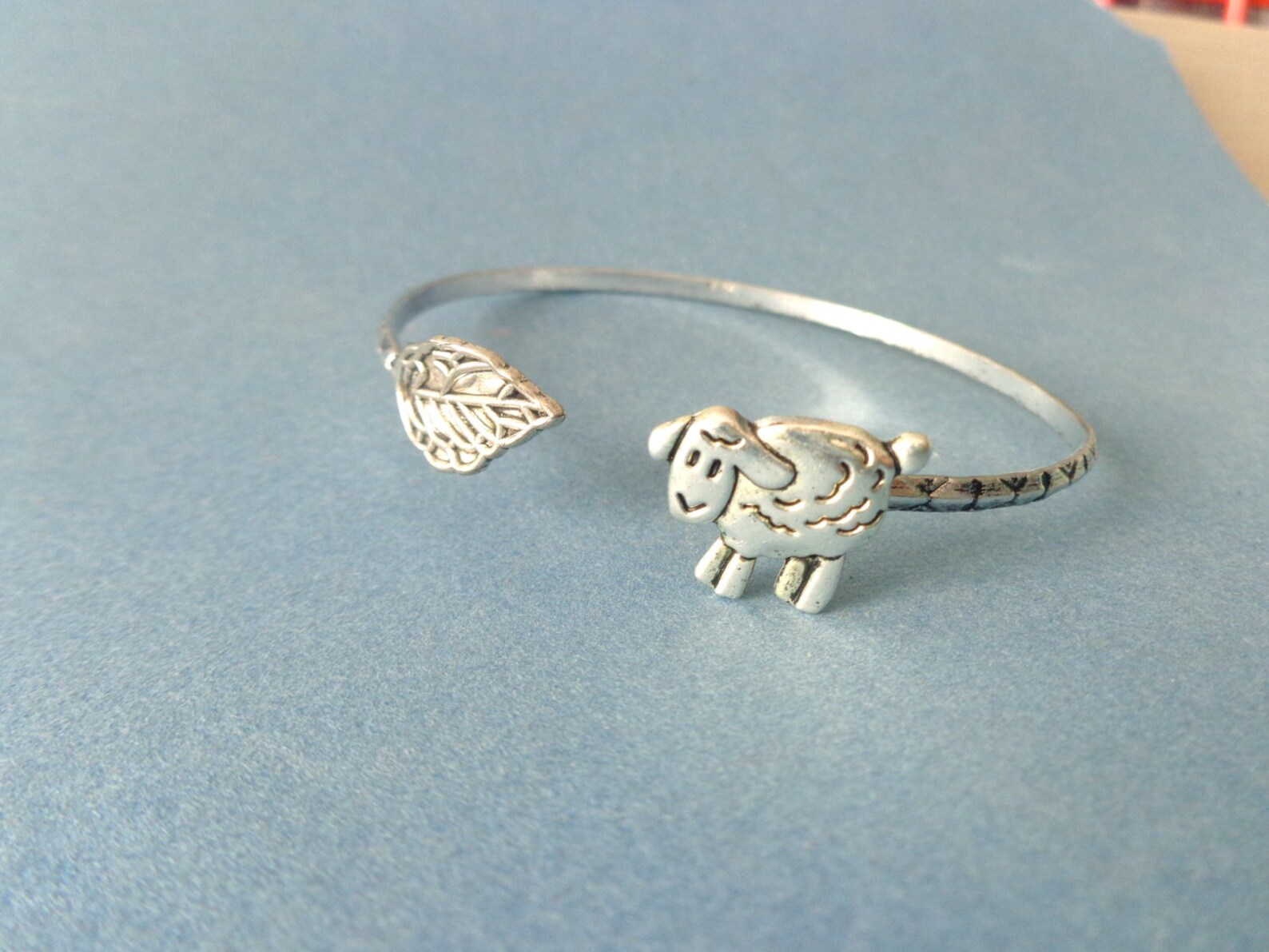 Sheep Cuff Bracelet Wrap Style Animal Bracelet Charm - Etsy