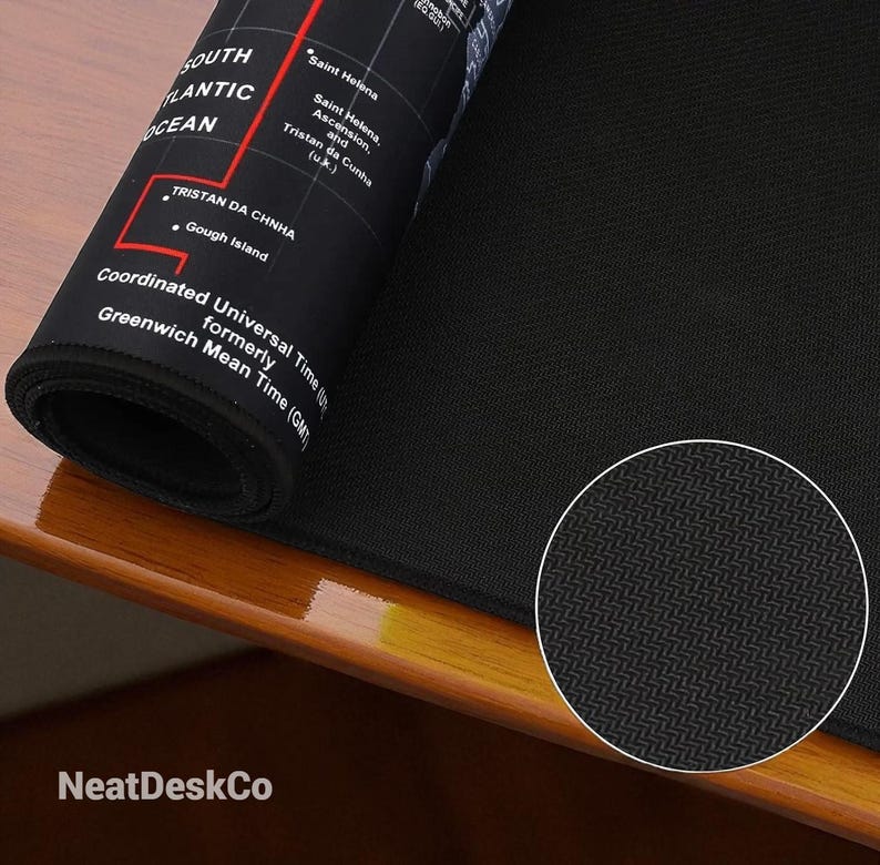 World Map Keyboard Mat | Desk Protector Mouse Pad | Gamer Mouse Pad ...