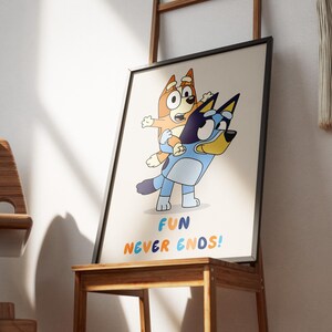Bluey Poster Set of 3, Bluey Prints, Bluey Poster, Bluey Quote Poster ...