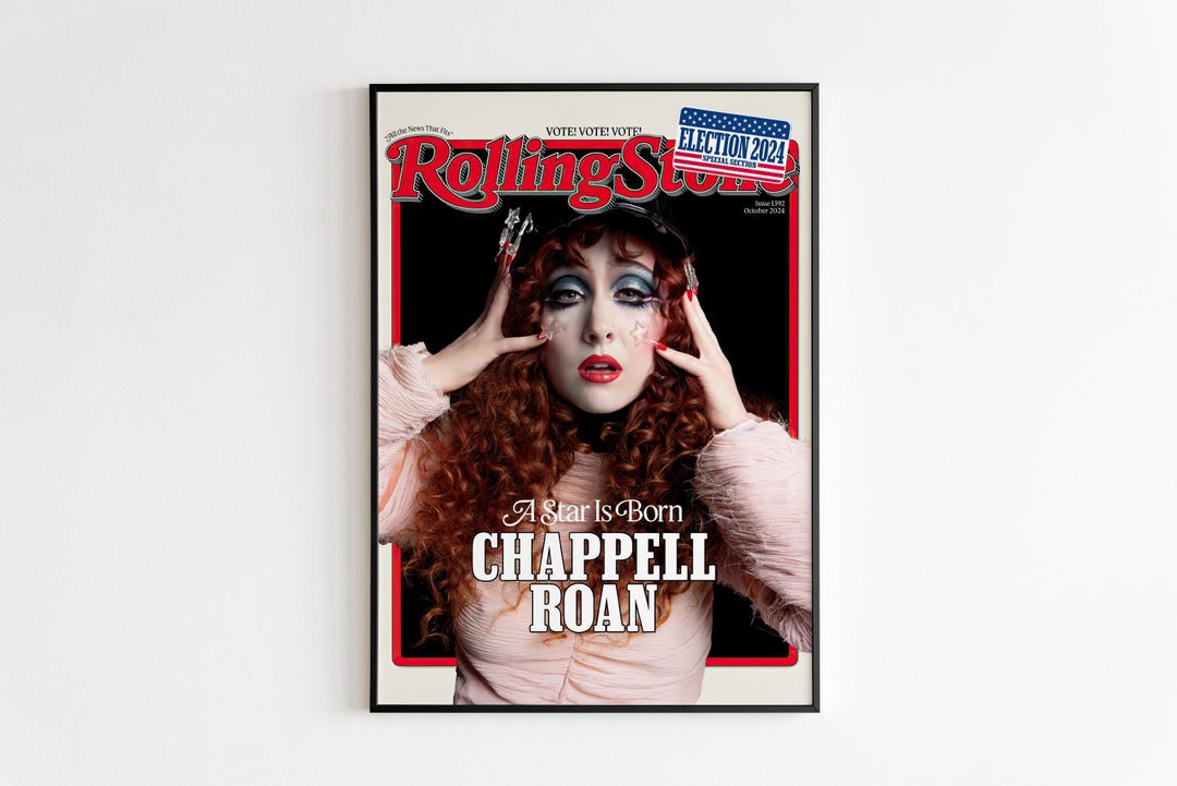 Chappell Roan Rolling Stones Poster, Chappell Roan Poster, the Rise and ...
