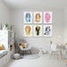 Bluey Poster Set of 6, Bluey Characters Wall Art, Bluey Prints, Bluey ...