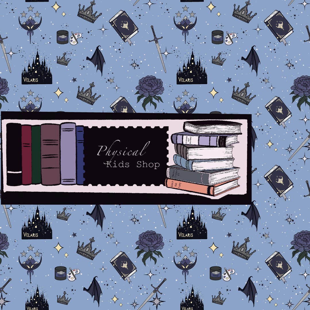 Velaris ACOTAR Inspired Bookish Seamless PNG Pattern (digital Download ...