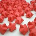 100 Romantic Red Origami Lucky Stars custom order available | Etsy