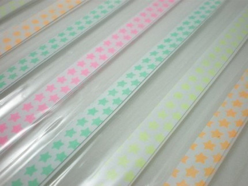 Twinkle Twinkle Little Stars - Flourescent Rainbow Origami Lucky Star ...