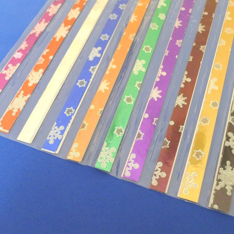 Winter Snow Flakes Magical Star Dust Origami Lucky Star Paper | Etsy