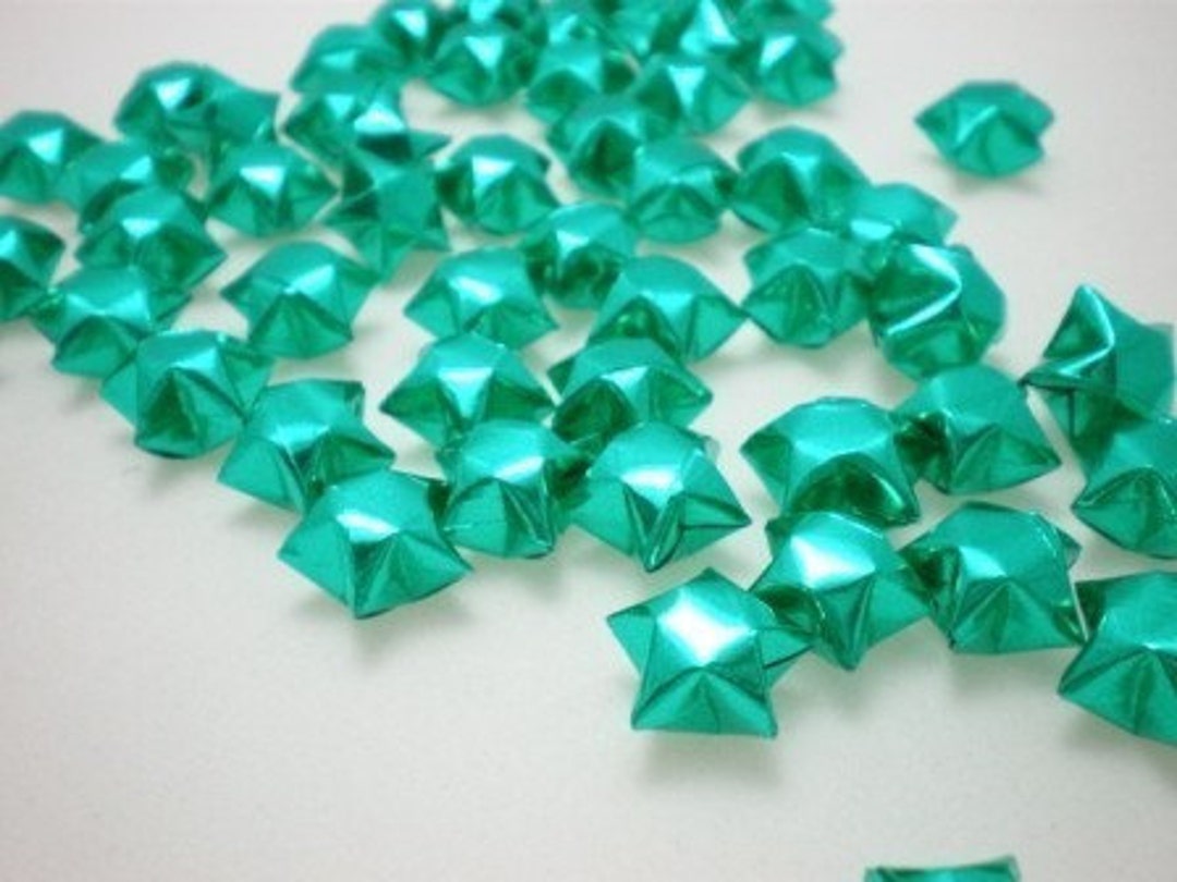 100 Gorgeous Emerald Green Origami Lucky Stars Custom Order - Etsy