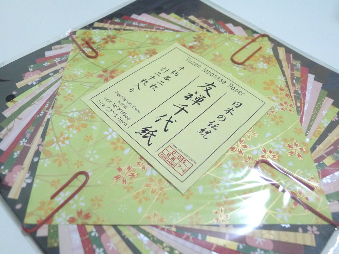 Beautiful Yuzen Paper Pack Spring L for Traditional - Etsy