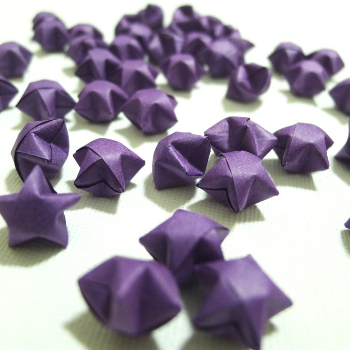 100 Violet Origami Lucky Stars - Etsy