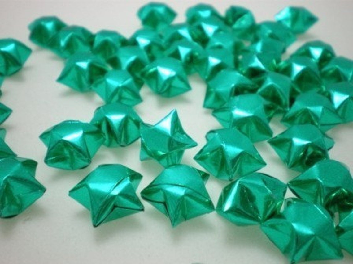 100 Gorgeous Emerald Green Origami Lucky Stars - Custom Order Available ...