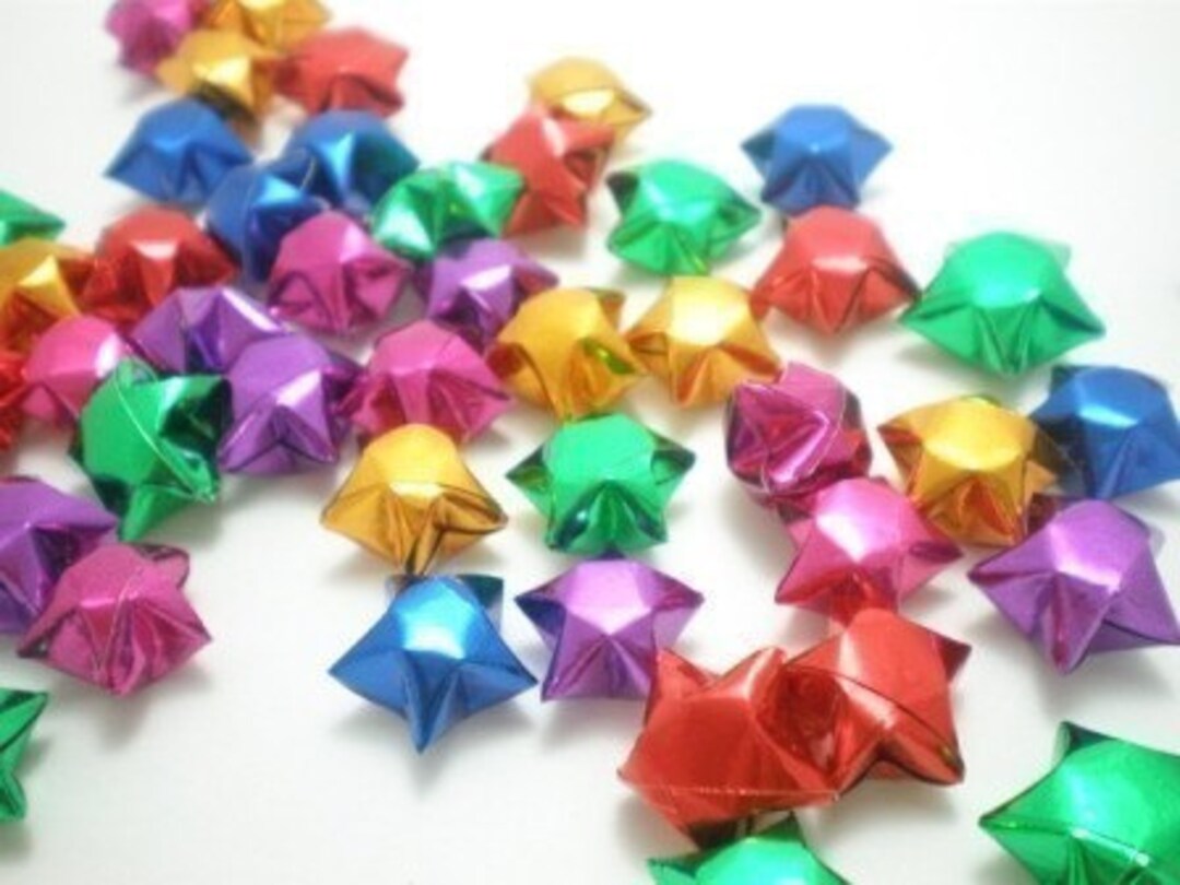 100 Gorgeous Jewel Toned Lucky Stars Custom Order Available - Etsy