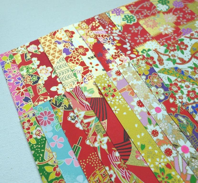 Washi Chiyogami Paper Pack for Traditional Japanese Origami Paper ...