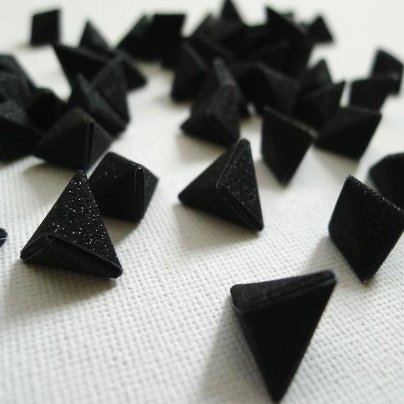 50 Black Diamond Magical Fairy Dust Korean Origami Lucky | Etsy