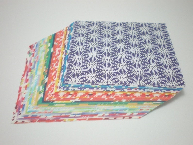 Washi Chiyogami Paper Pack for Traditional Japanese Origami Paper ...