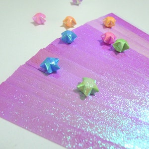 Pearlescent Pastel Purple Origami Lucky Star Paper Strips - Pack of 90 ...