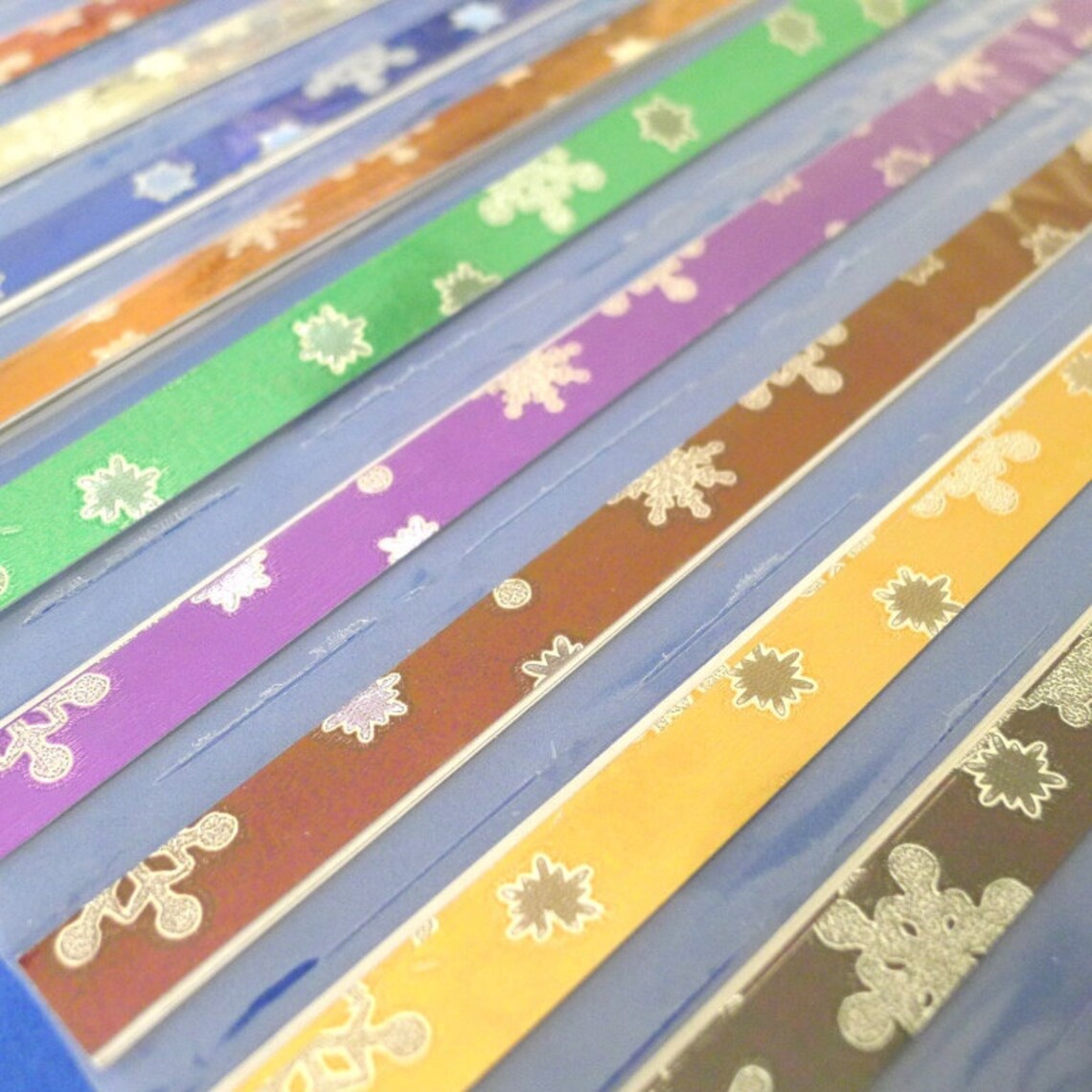 Winter Snow Flakes Magical Star Dust Origami Lucky Star Paper | Etsy