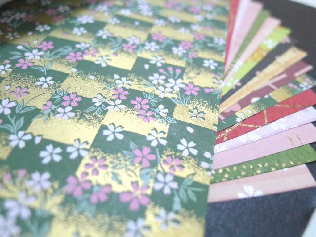 Beautiful Yuzen Paper Pack Spring L for Traditional - Etsy