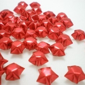100 Fiery Red Origami Lucky Stars - Custom Order Available - Etsy