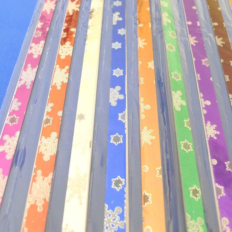 Winter Snow Flakes Magical Star Dust Origami Lucky Star Paper | Etsy