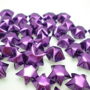100 Mystical Purple Origami Lucky Stars - Custom Order Available - Etsy