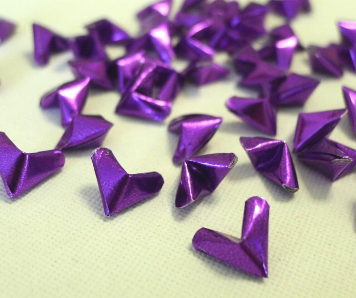 50 Mystique Purple Origami Lucky Hearts Custom Order | Etsy