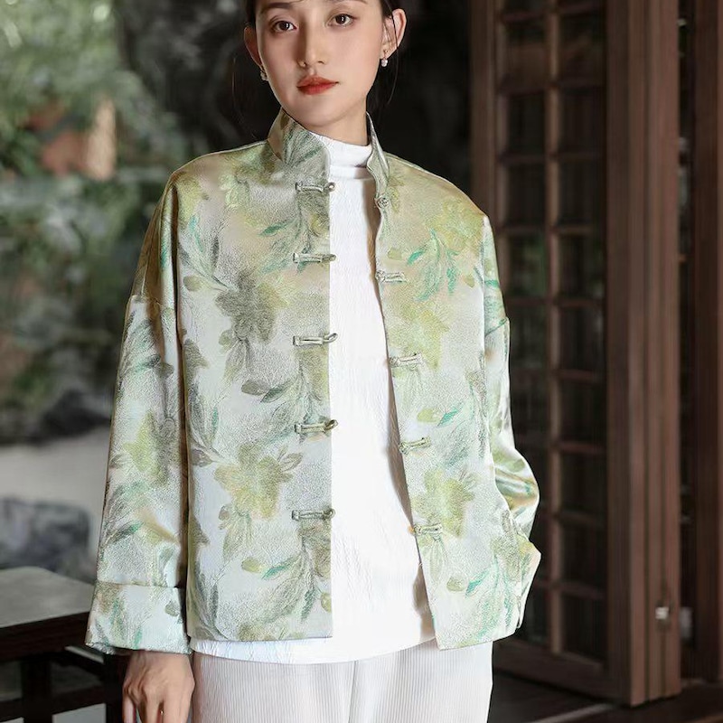 Chinese Jacquard Jacket - Etsy