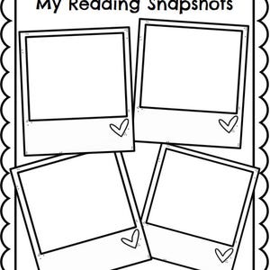 Reading Snapshot Graphic Organizers - Etsy