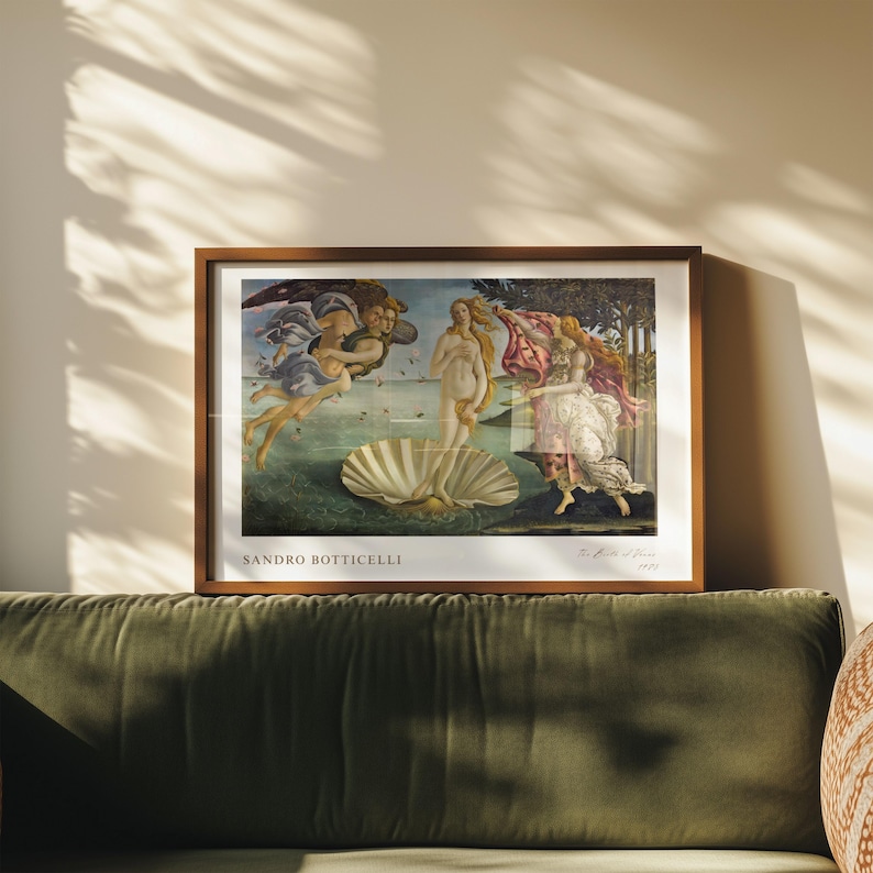 Botticelli's Birth of Venus Poster: Renaissance Art Print Wall Art - Etsy