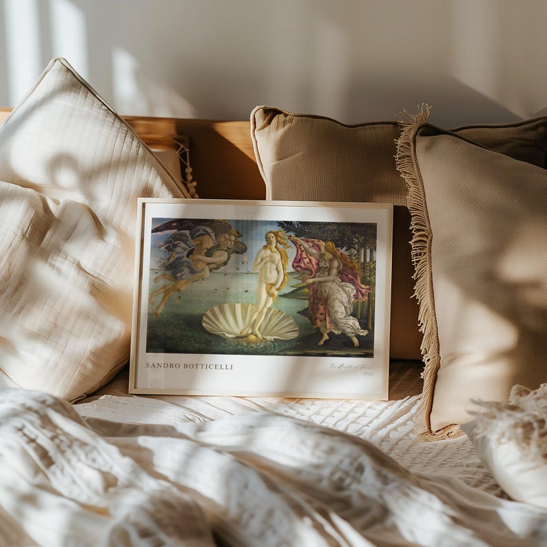 Botticelli's Birth of Venus Poster: Renaissance Art Print Wall Art - Etsy