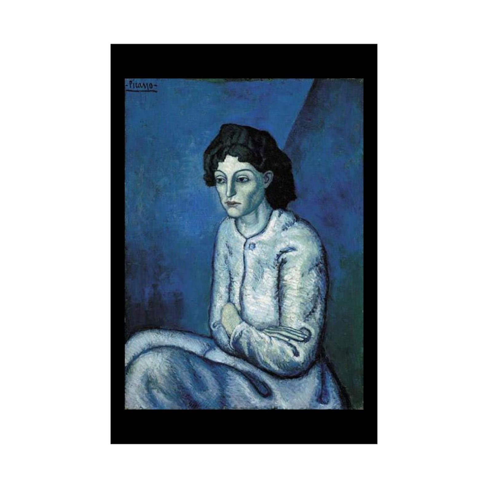 Pablo Picasso, Woman With Folded Arms | Emotional Matte Vertical ...