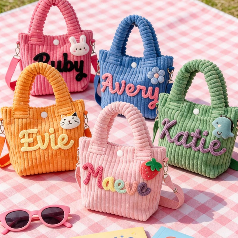 Custom Name Basket Purse - Etsy